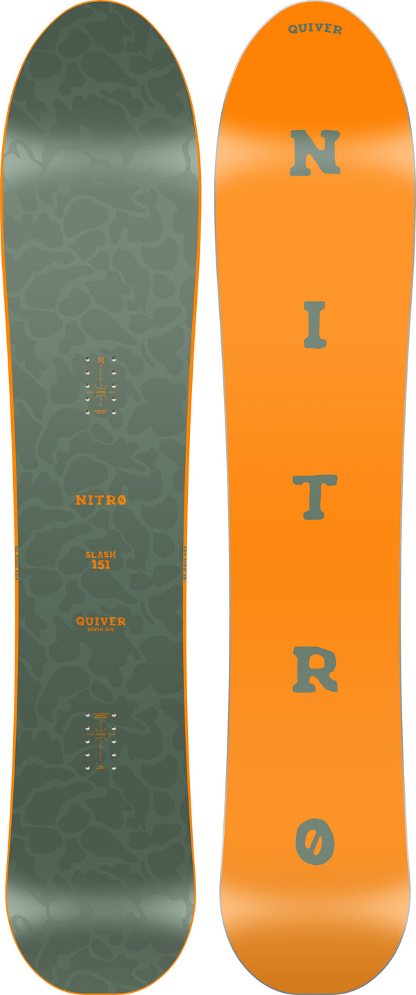 The 2026 Nitro Slash Snowboard - 3D Surf Tech Redefines Pow and Slush ...