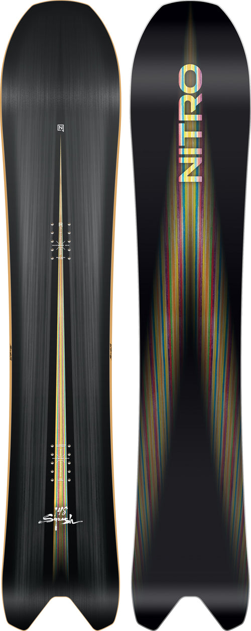 The 2026 Nitro Squash Snowboard - Shaped for More Fun!