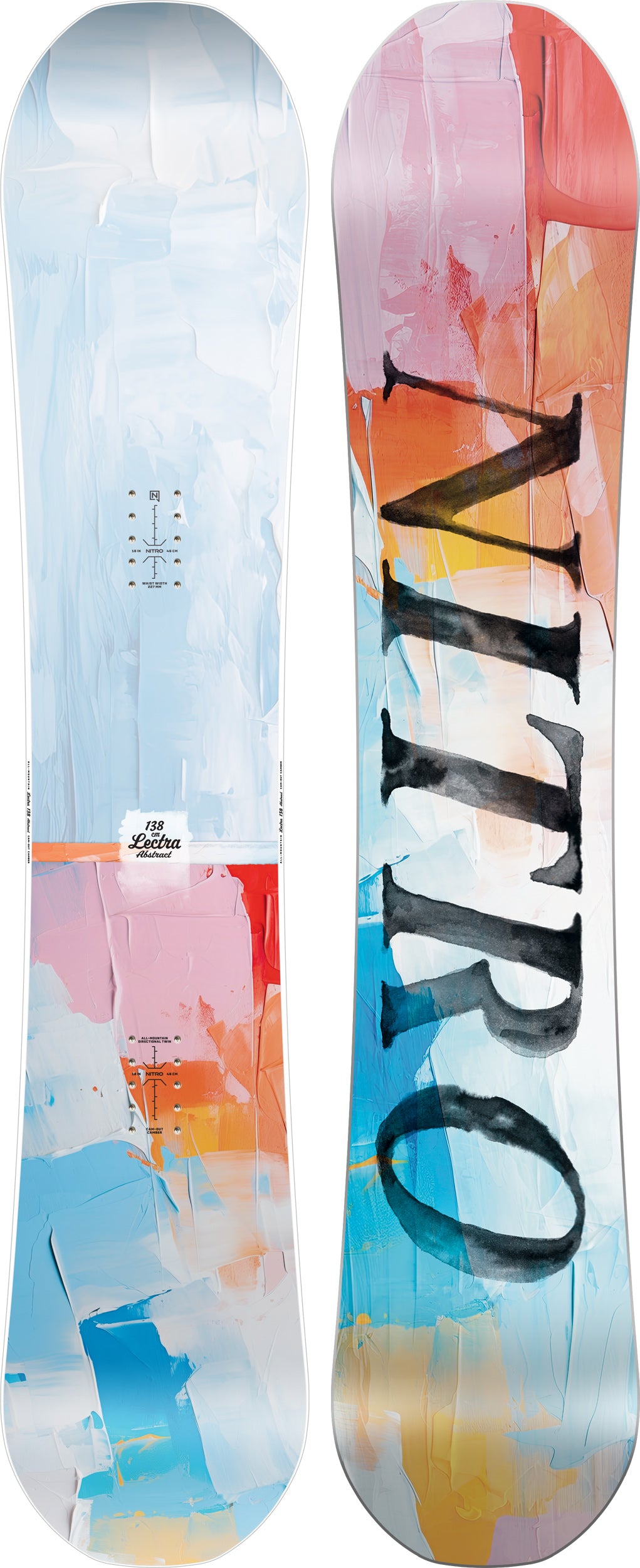 The 2026 Nitro Lectra Abstract Women's Snowboard - The Fun Machine!