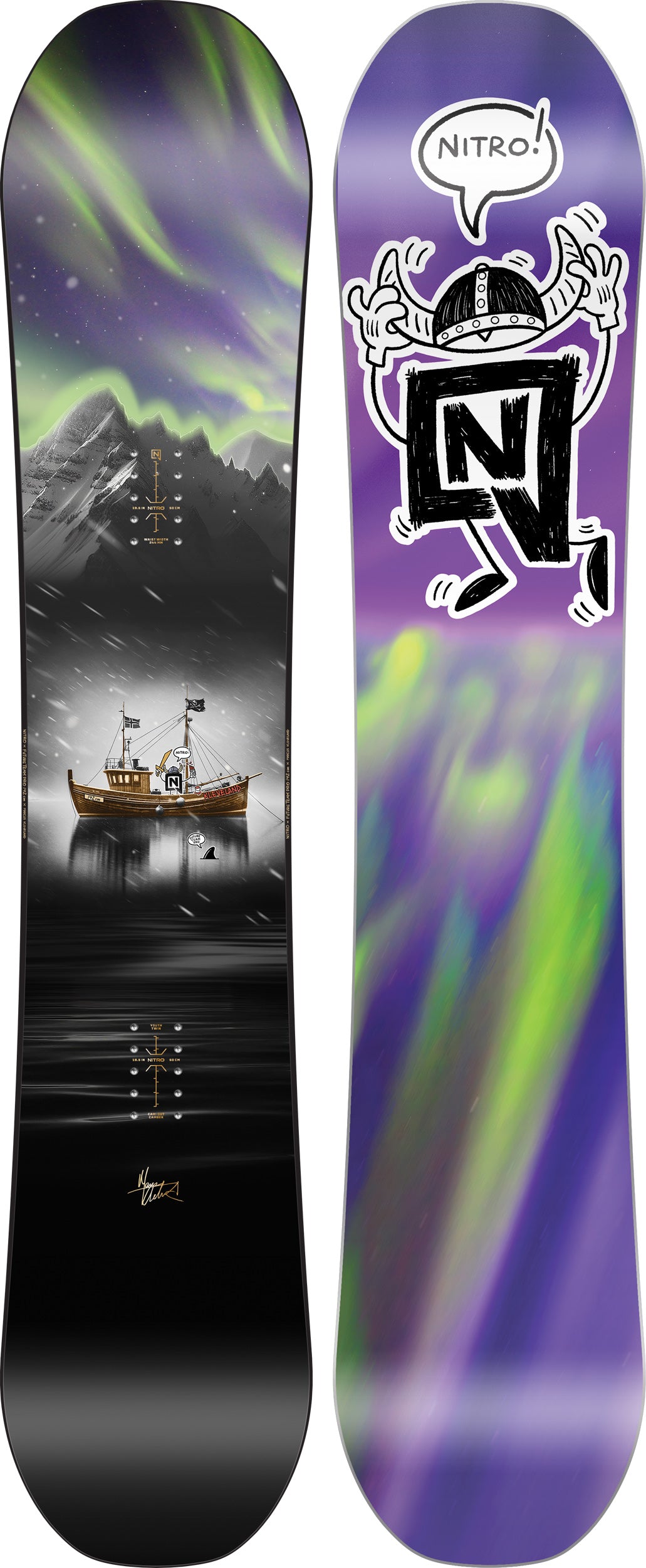 The 2026 Nitro Future Team Pro MK Youth Snowboard - Designed for the ...